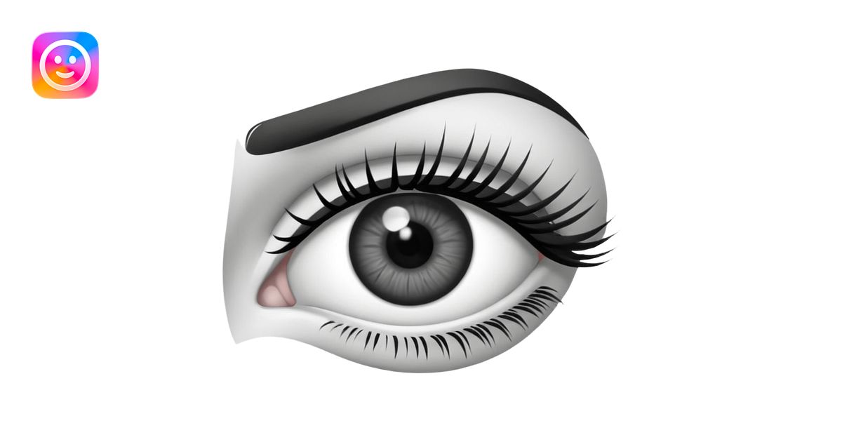 I want a version of the "single eye" generic unicode emoji but the eye ...