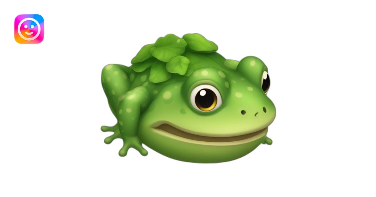 sapo assustado emoji | AI Emoji Generator