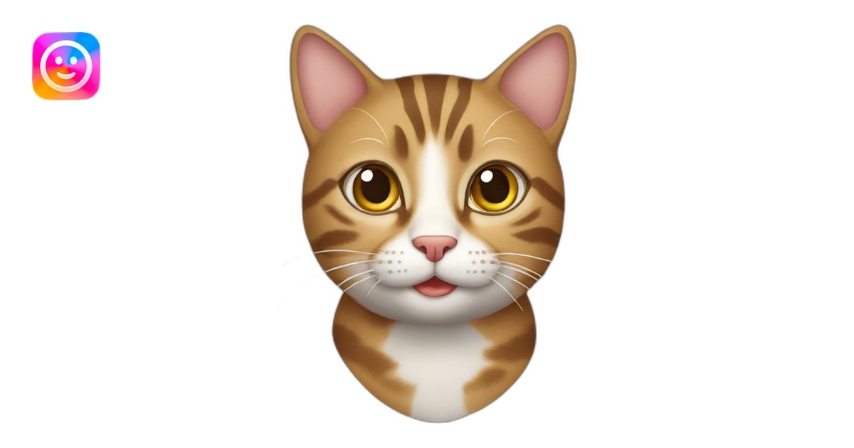 Tabby cat emoji | AI Emoji Generator