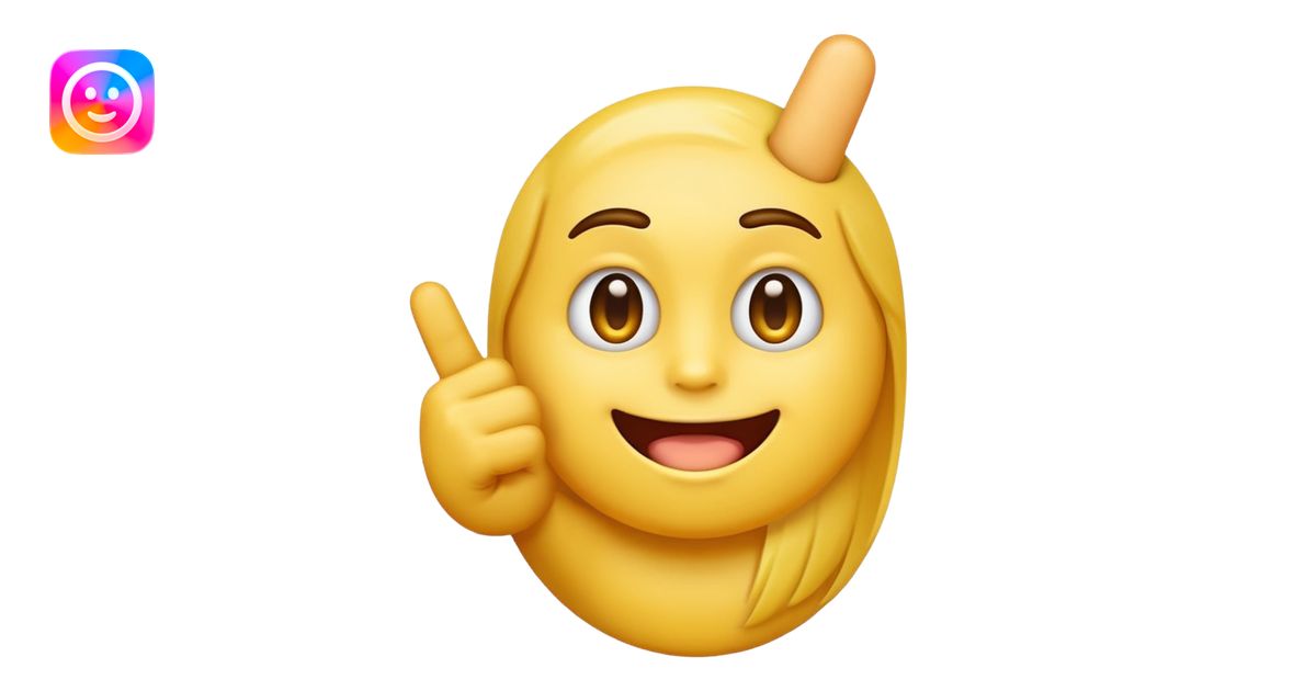 Emoji jaune qui fait des doigts d’honneur emoji | AI Emoji Generator