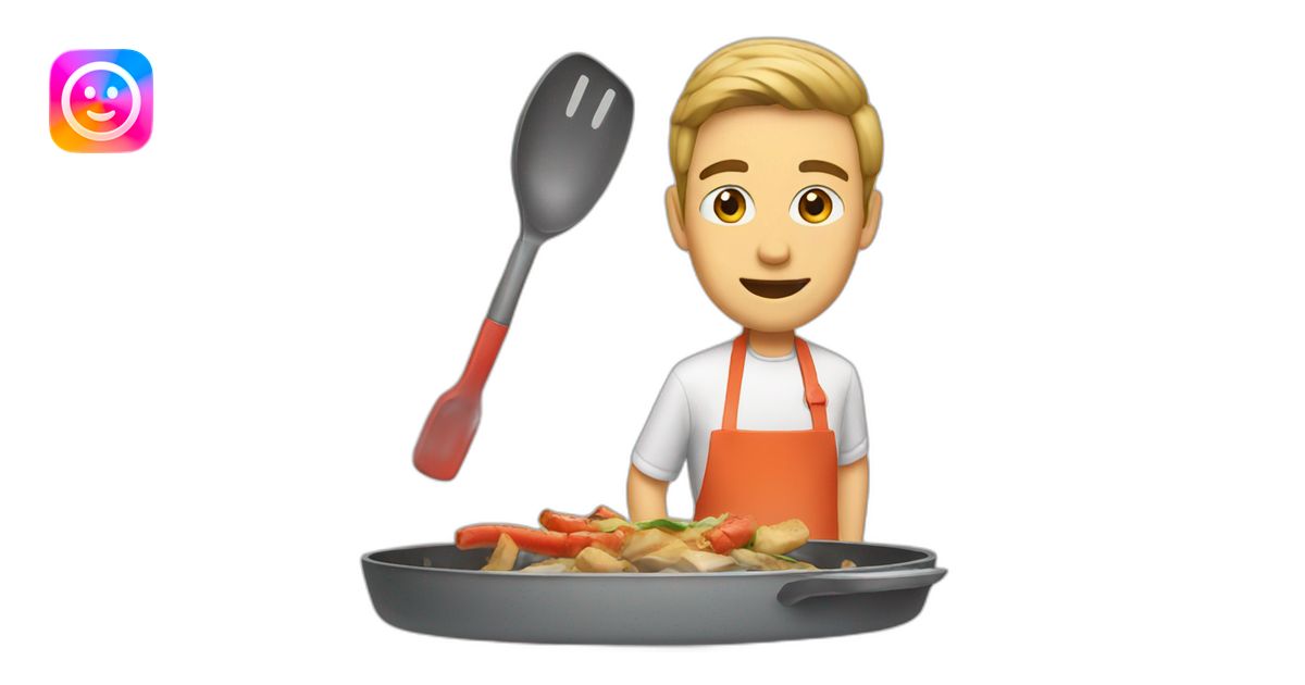 coach cooking emoji | AI Emoji Generator