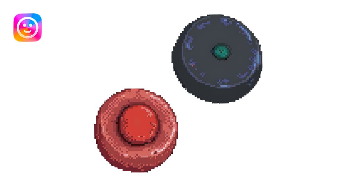 Pale red blood cell next to a normal red blood cell showing anemia ...