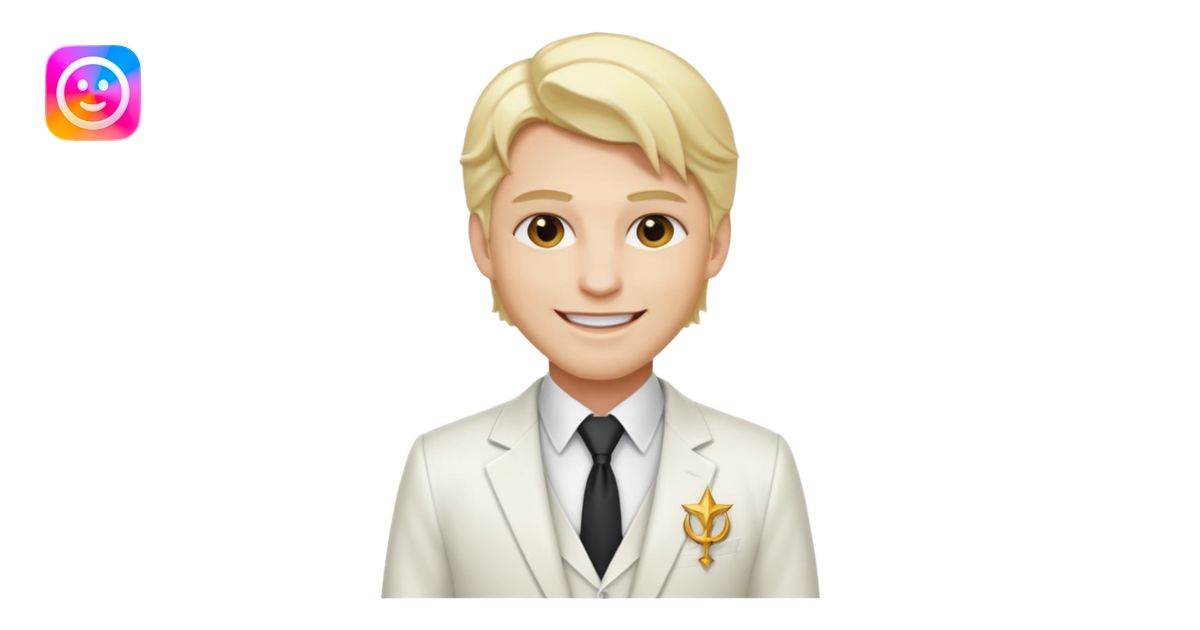 Lucifer Morningstar from Hazbin Hotel emoji | AI Emoji Generator