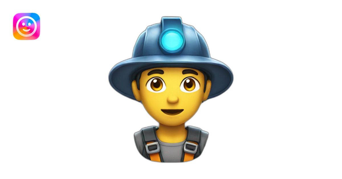 Emotes Miner boy twitch emoji | AI Emoji Generator