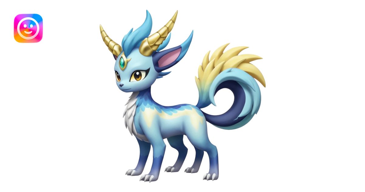 Shiny Sunny furry scaly painted Asian pastel-gradient Absol-Meloetta ...
