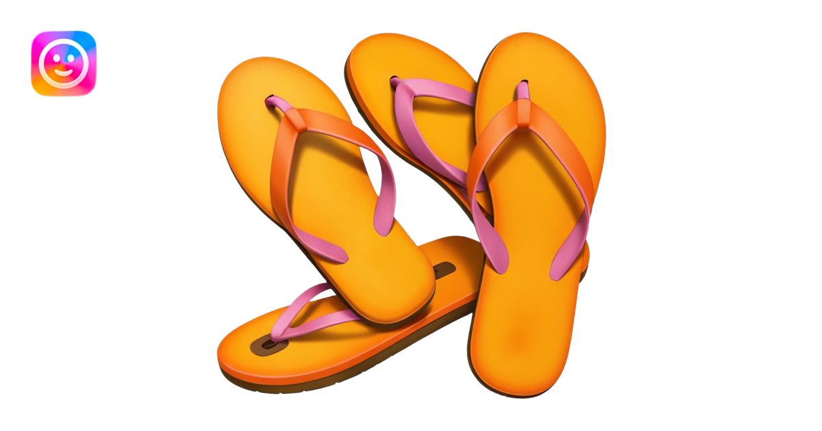 A mango flip-flop emoji | AI Emoji Generator