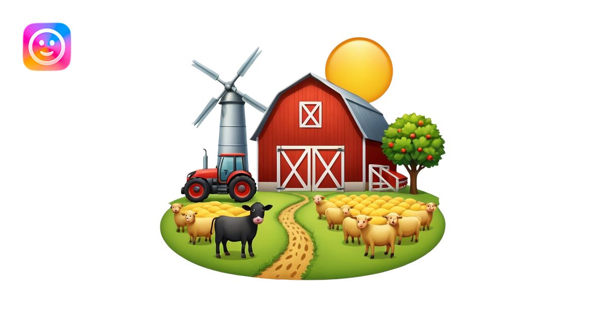 farm emoji | AI Emoji Generator