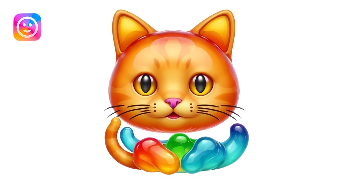 Jelly/jam jar cat emoji | AI Emoji Generator
