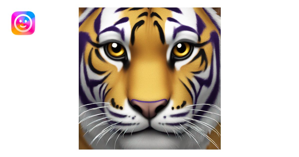 LSU Mike the Tiger emoji | AI Emoji Generator