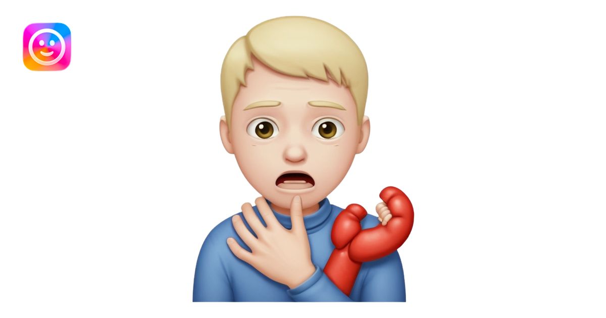strangling myself emoji | AI Emoji Generator