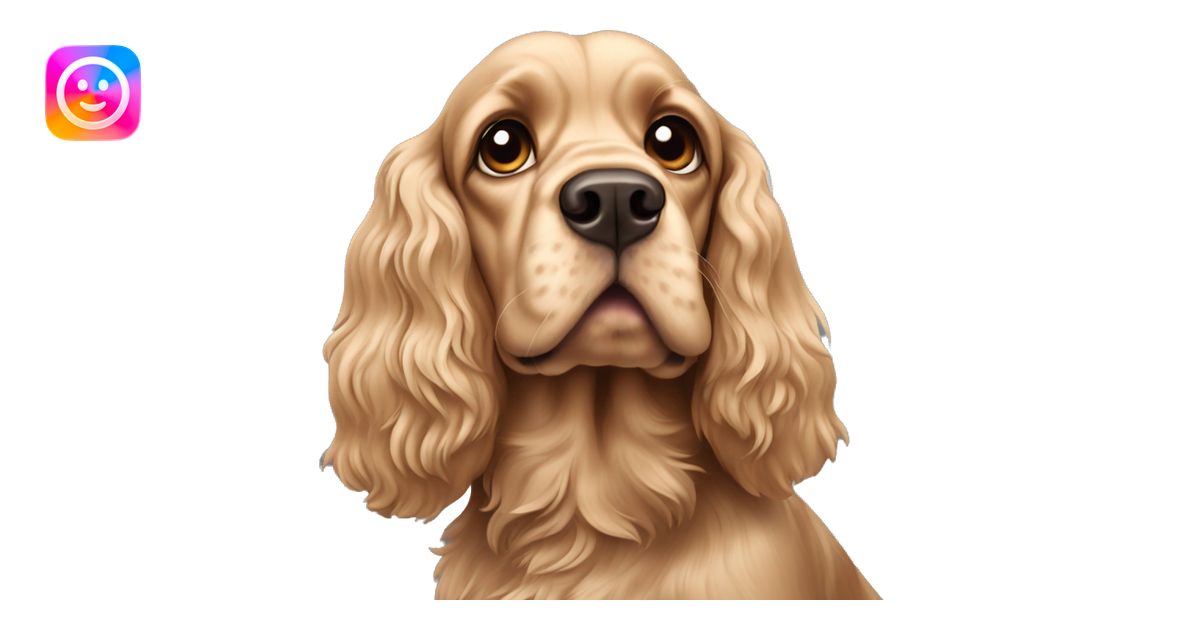 Cocker Spaniel emoji | AI Emoji Generator