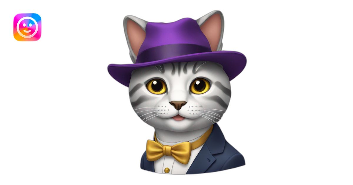 rich cat emoji | AI Emoji Generator