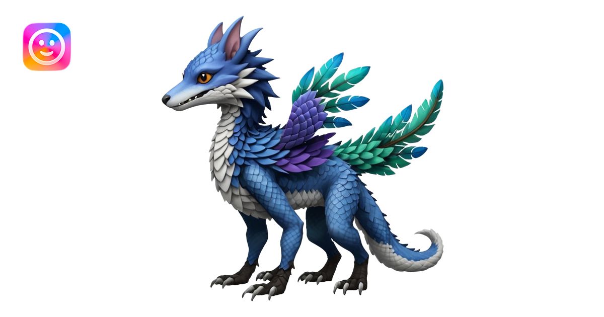 Epic complex detailed aesthetic-scenic-Fakémon-Trico-Sergal-Vernid ...