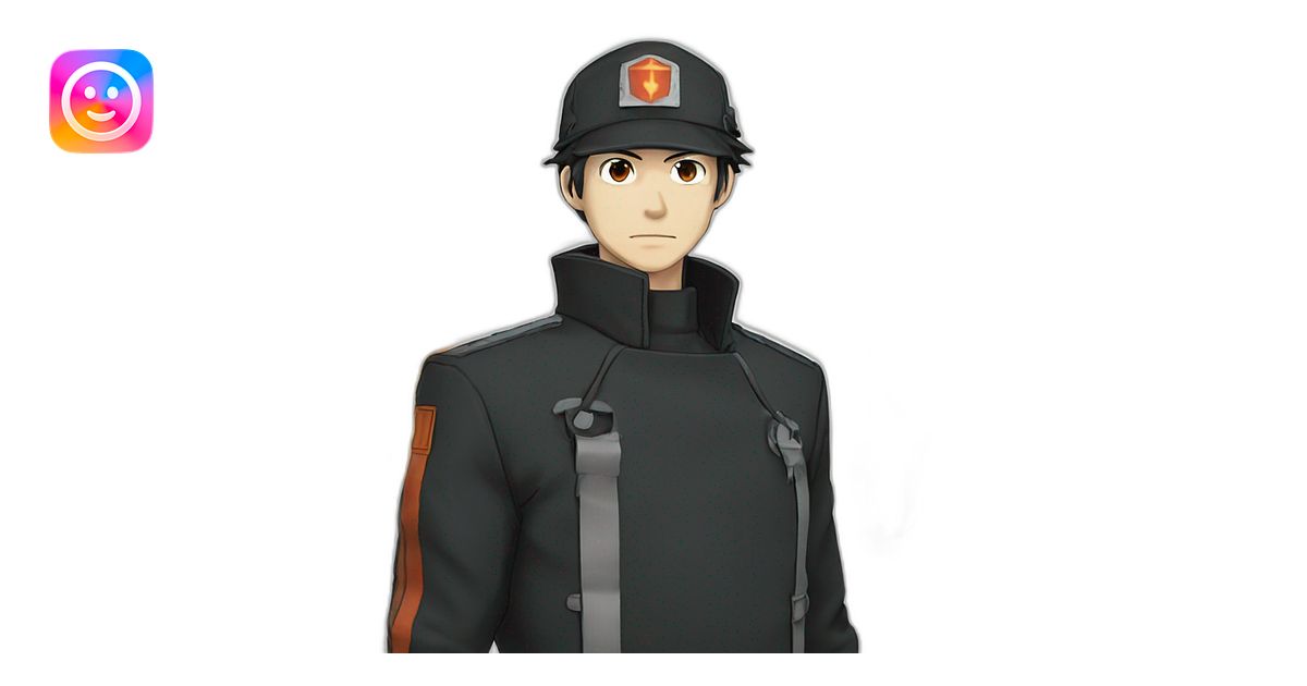 Shinra fire force emoji | AI Emoji Generator