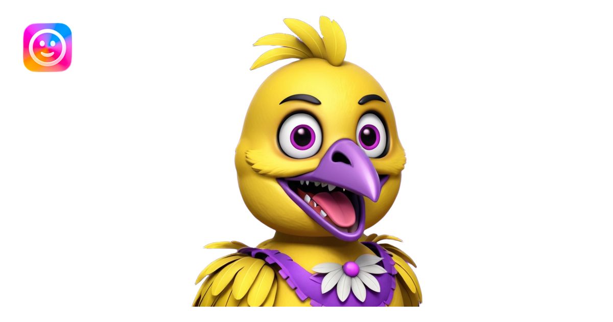 Chica from Five Nights At Freddy's Movie emoji | AI Emoji Generator