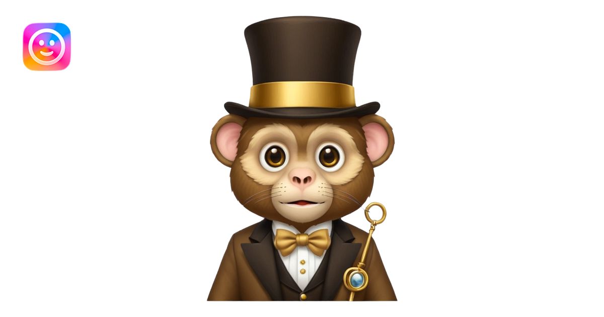 rich monkey emoji | AI Emoji Generator
