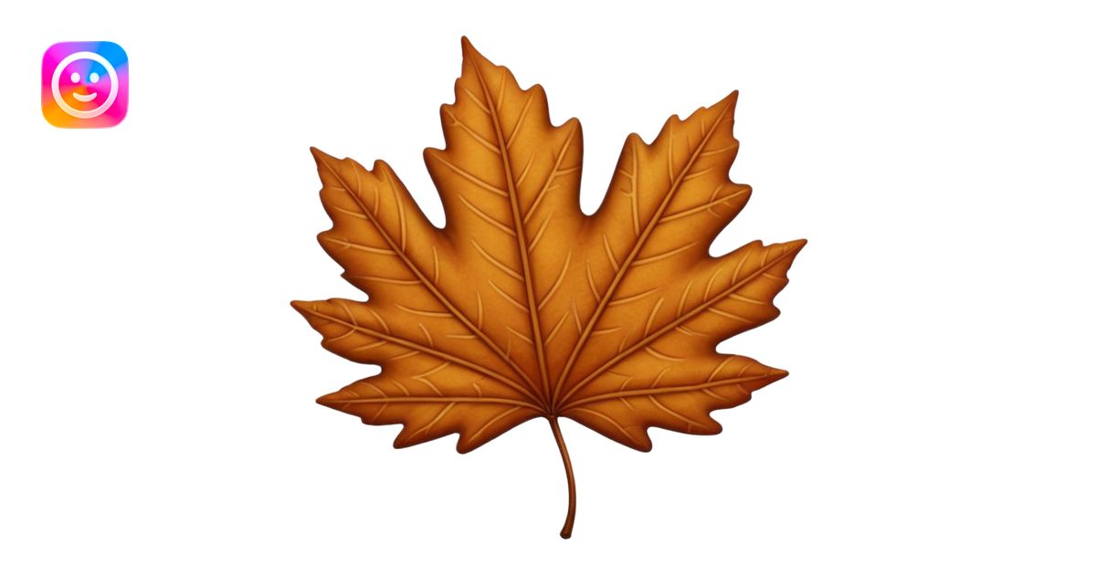 autumn leaf emoji | AI Emoji Generator