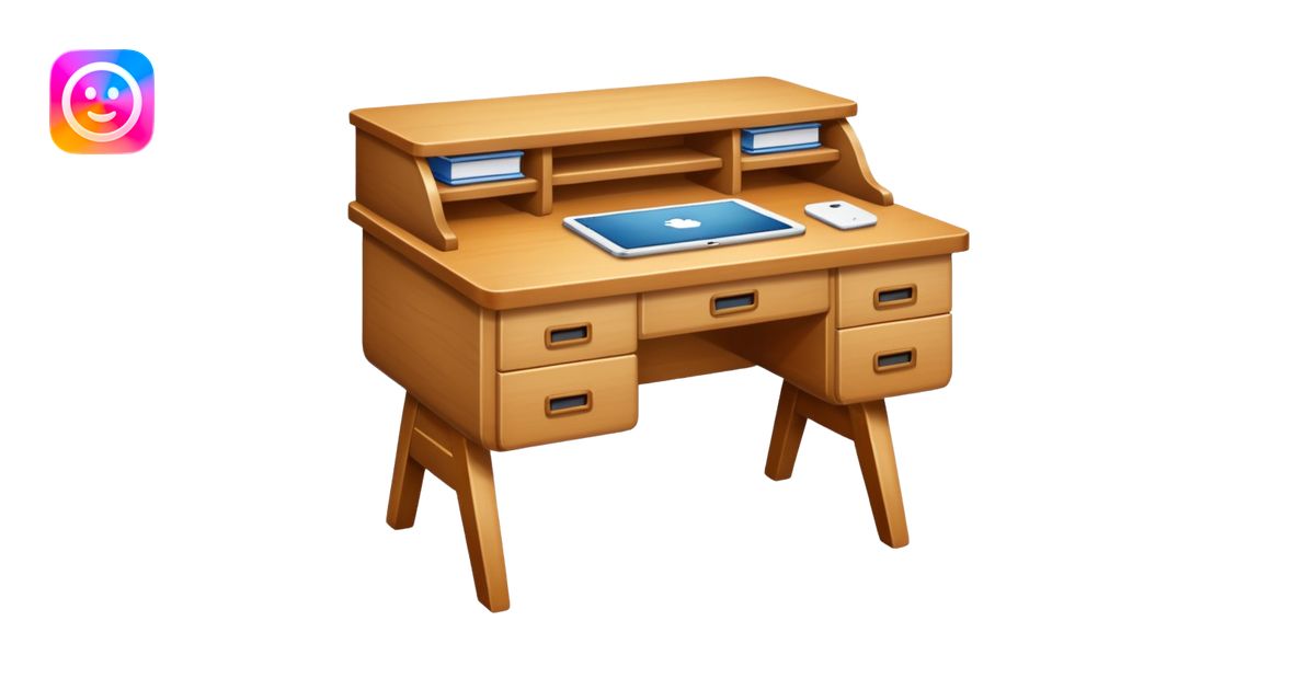 a desk table emoji | AI Emoji Generator