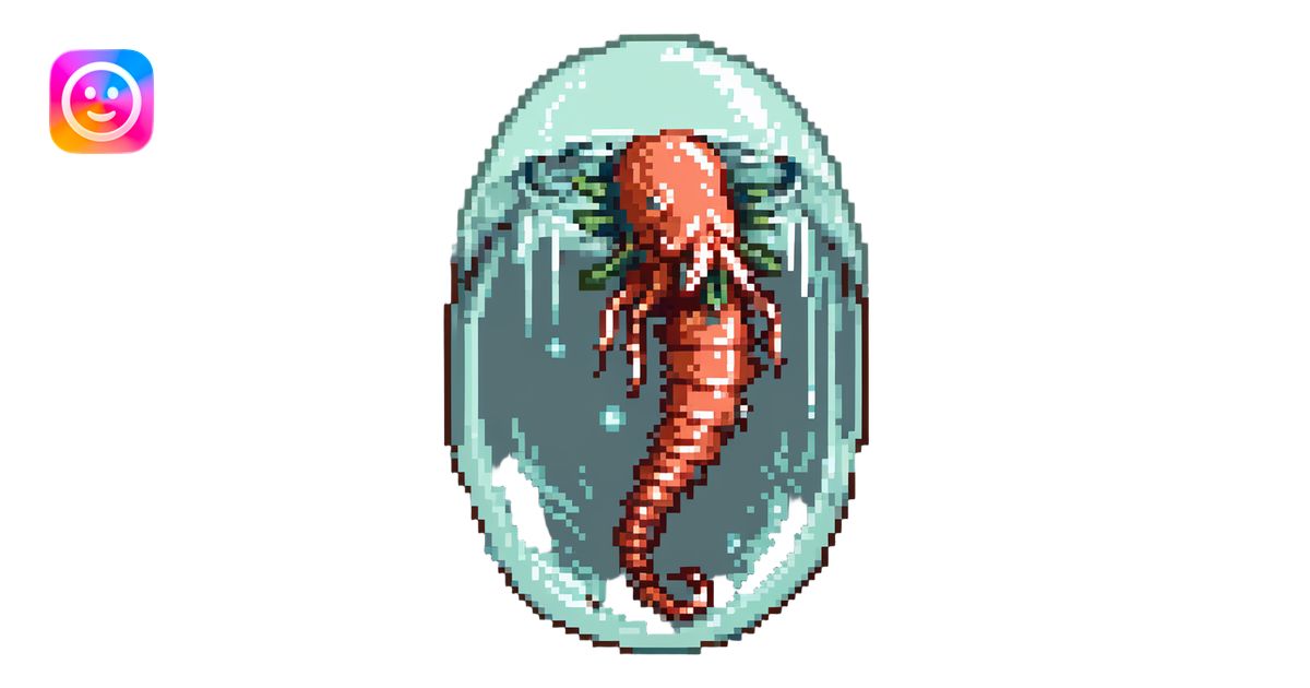 MRI parasitic embryo, digital, fetal small shape in otherworldly bubble ...