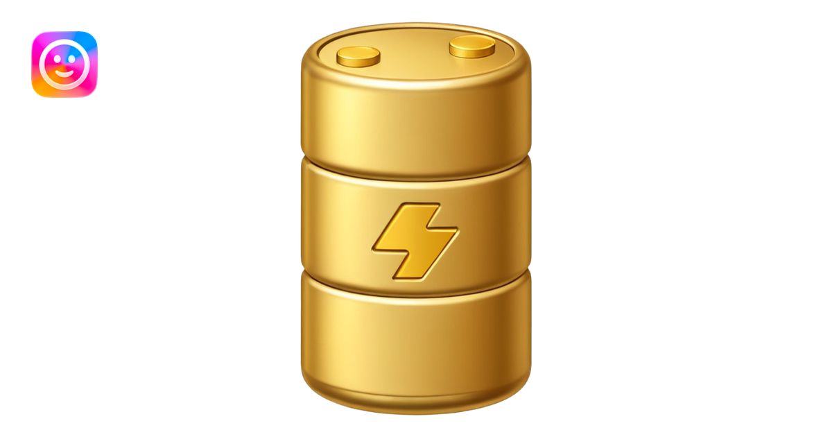 a battery emoij, with the outline of a battery, but on the inside ...