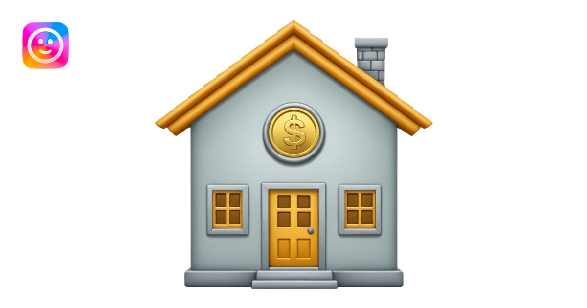 coin house emoji | AI Emoji Generator