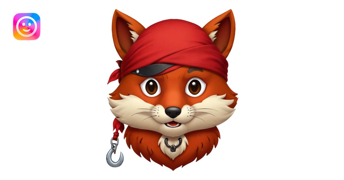 Foxy from fnaf emoji | AI Emoji Generator