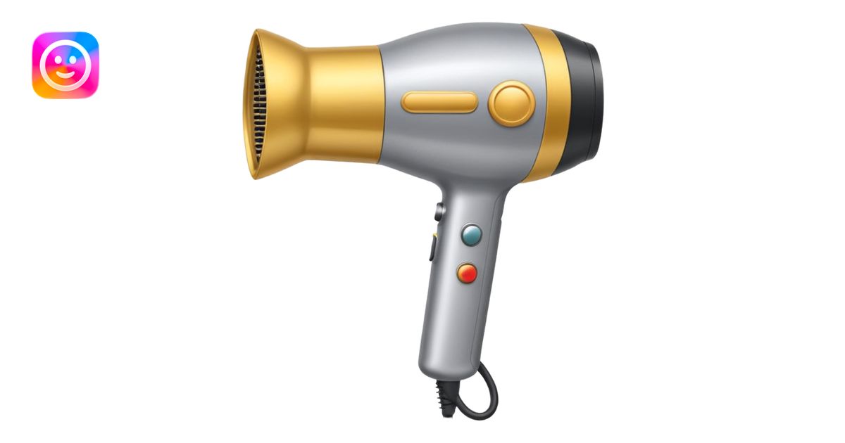 Create an emoji of a hair dryer emoji | AI Emoji Generator