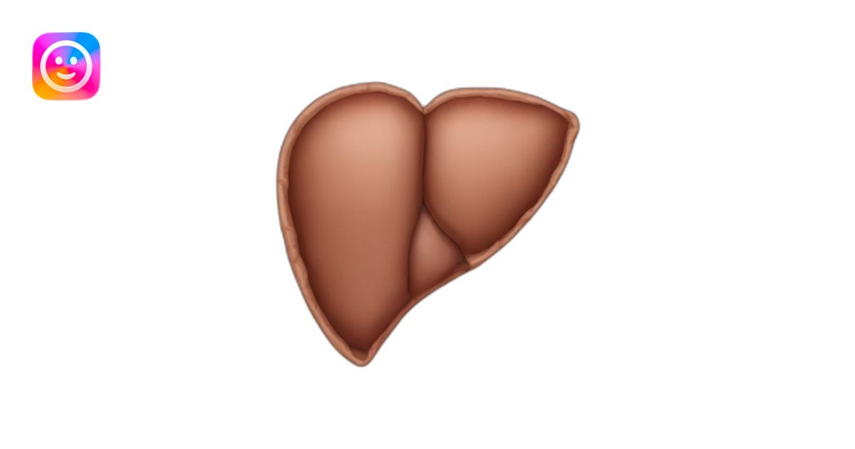 Liver emoji | AI Emoji Generator
