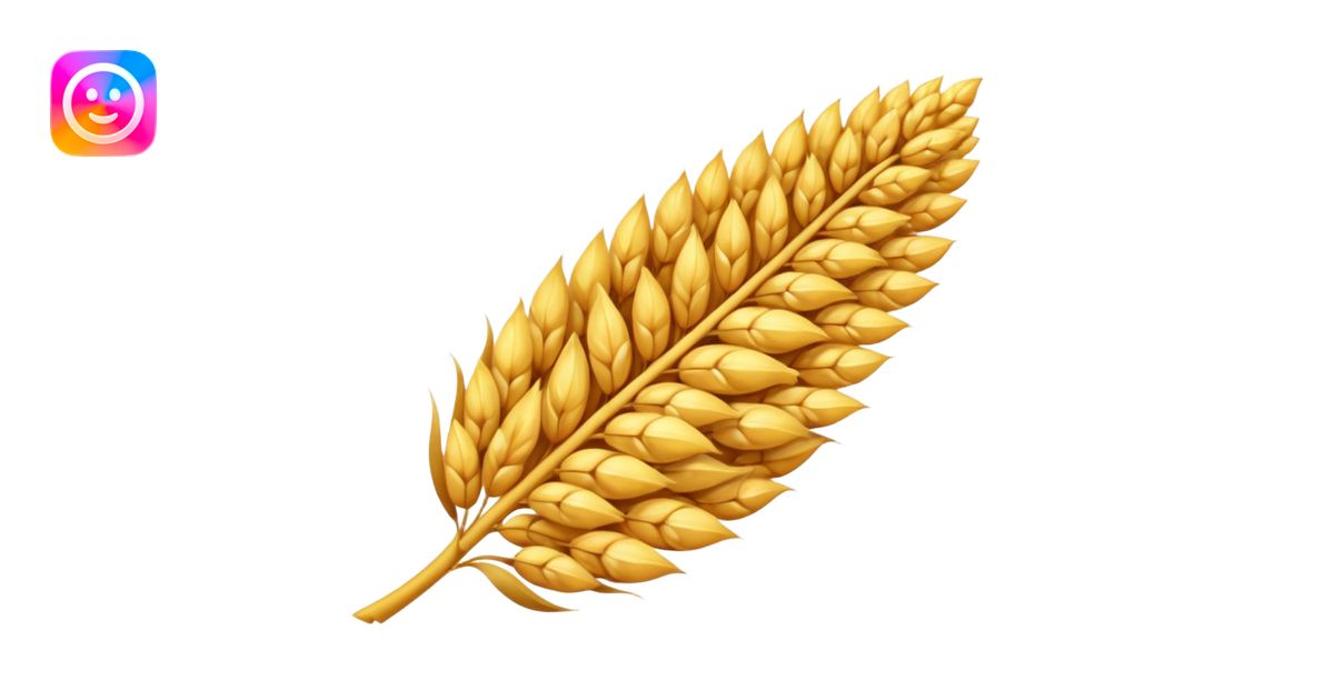 Ear of grain soft emoji | AI Emoji Generator