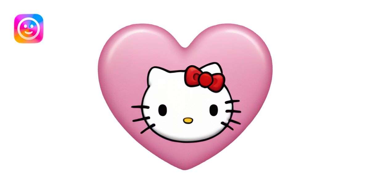 hello kitty heart emoji | AI Emoji Generator