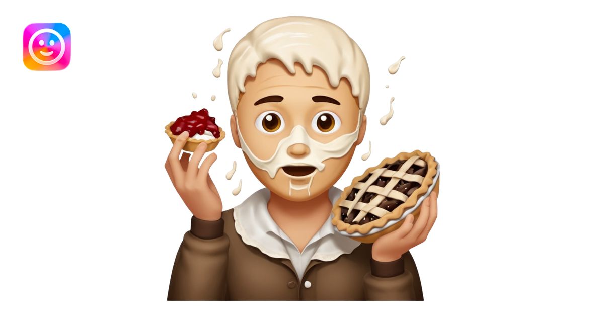 pie in the face emoji | AI Emoji Generator