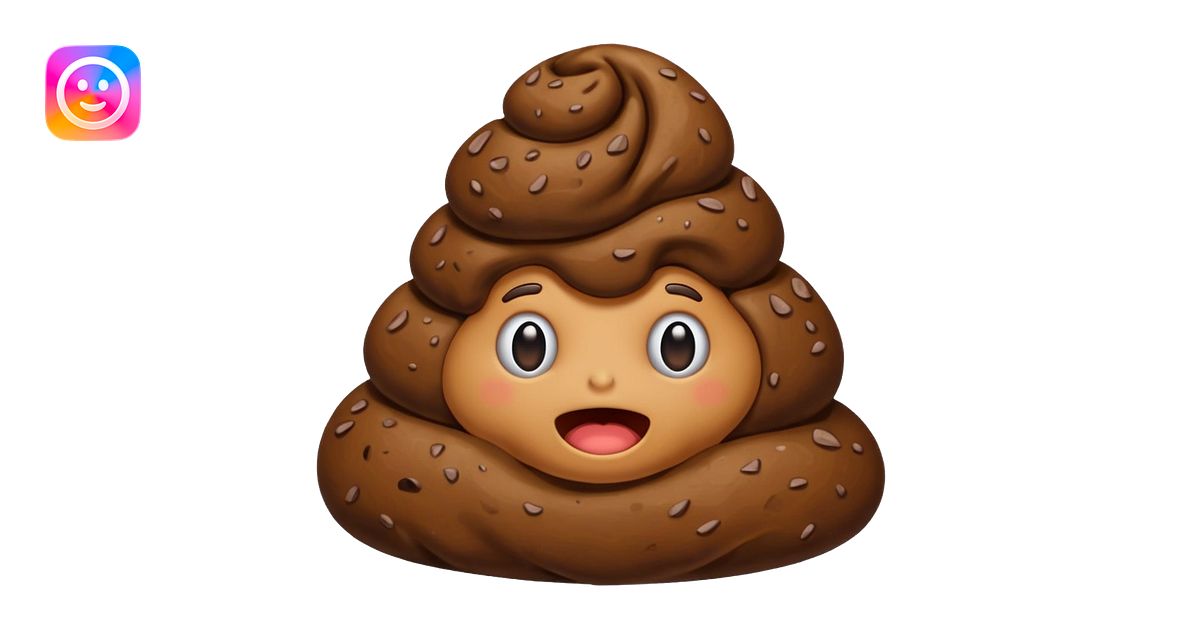a poop emoji | AI Emoji Generator