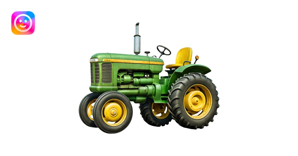 green farm tractor emoji | AI Emoji Generator