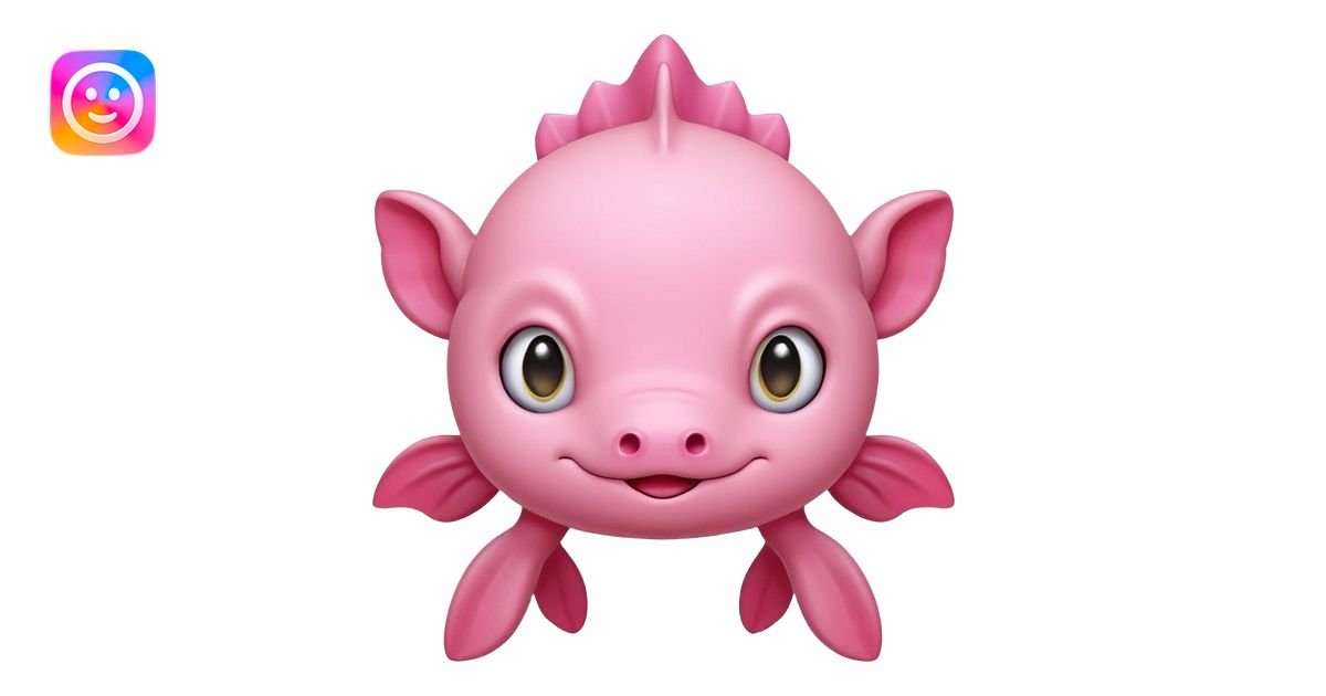 Cartoon-style Discord emoji of a pink axolotl, simple and clean design ...