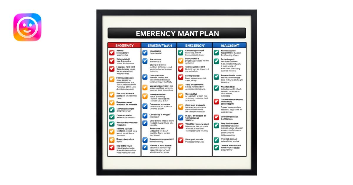 emergency management plan emoji | AI Emoji Generator