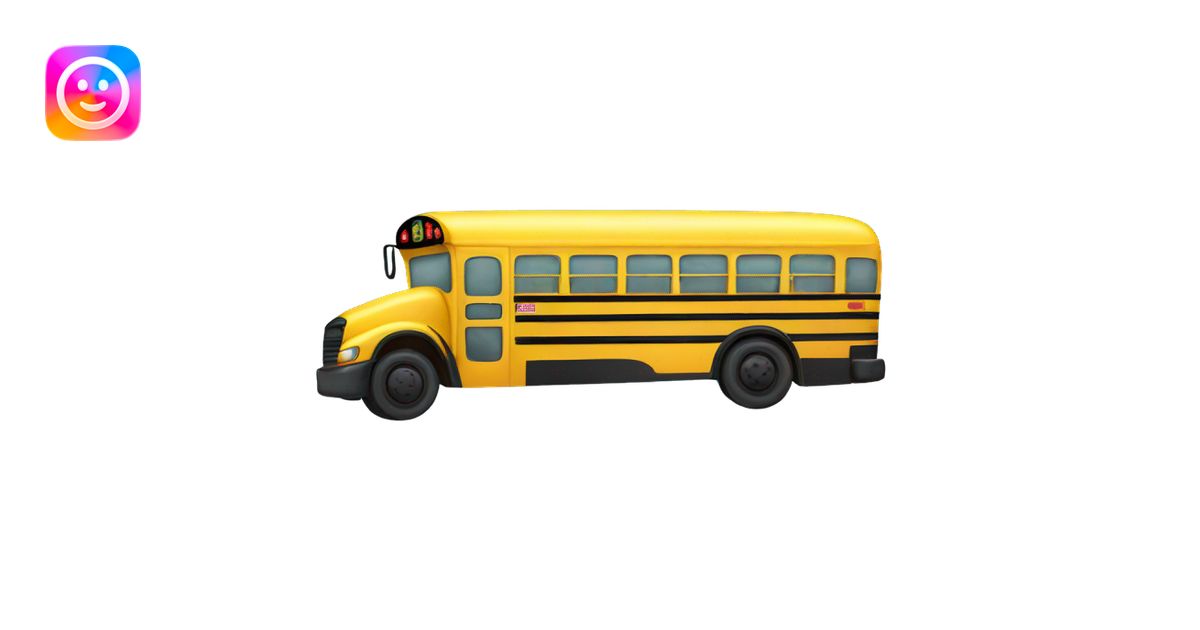 school bus emoji | AI Emoji Generator