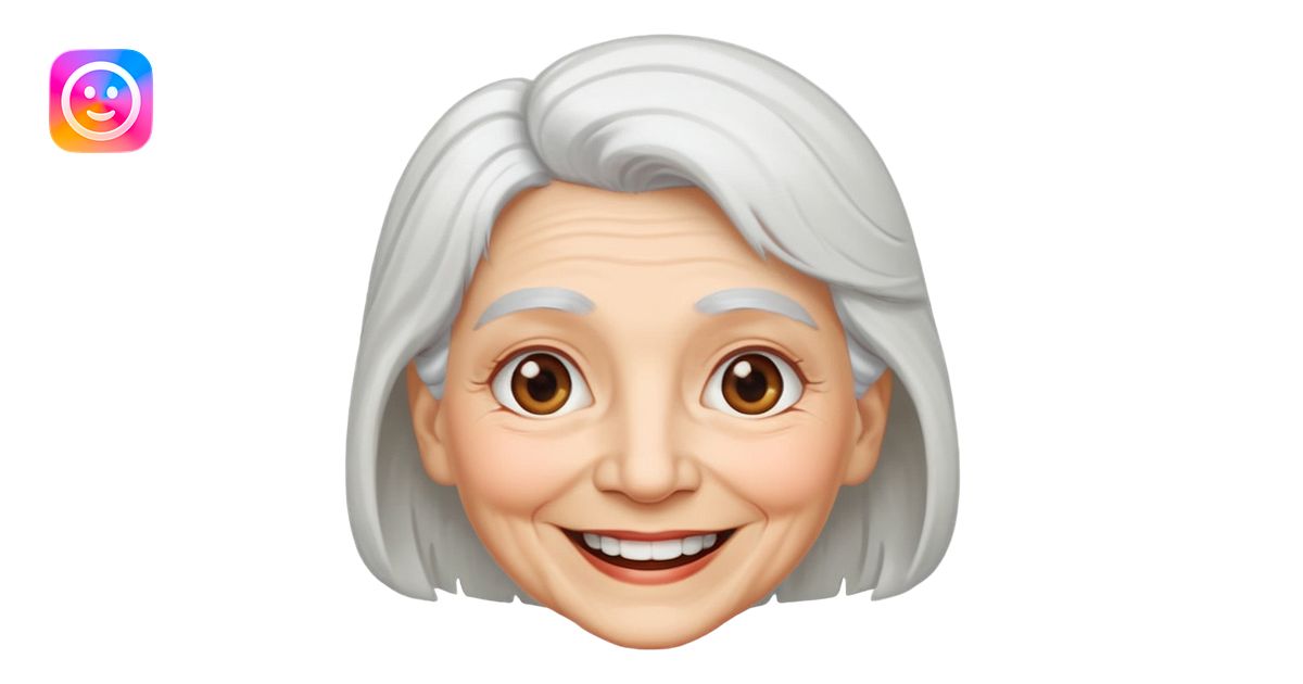 old lady retire emoji | AI Emoji Generator