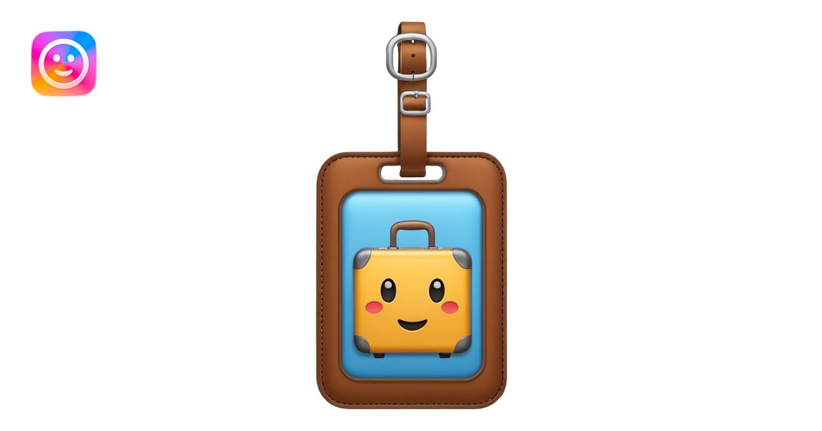 luggage tag emoji | AI Emoji Generator