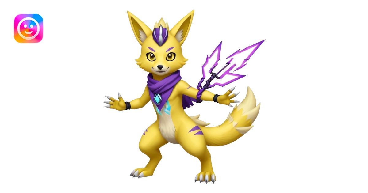 Furry Anthropomorphic Yellow Renamon-Zeraora-Toxtricity-Lombax-Pokémon ...
