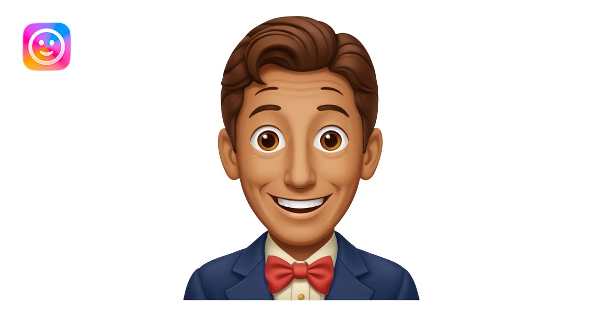 Ray Bolger with brown hair emoji | AI Emoji Generator
