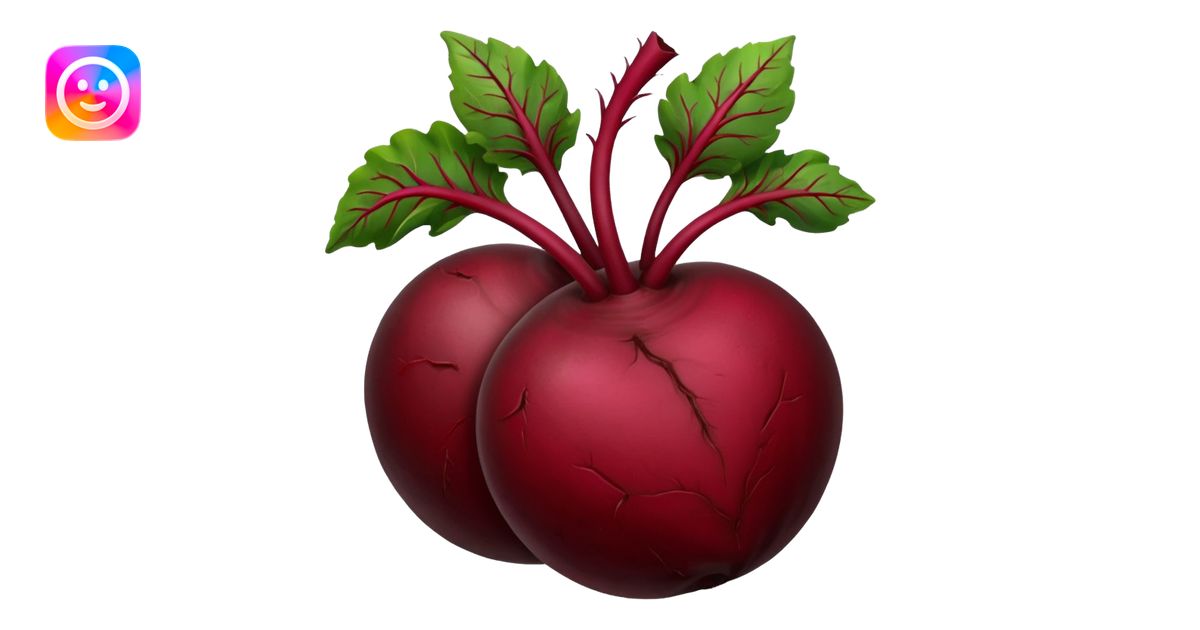 Beets emoji | AI Emoji Generator