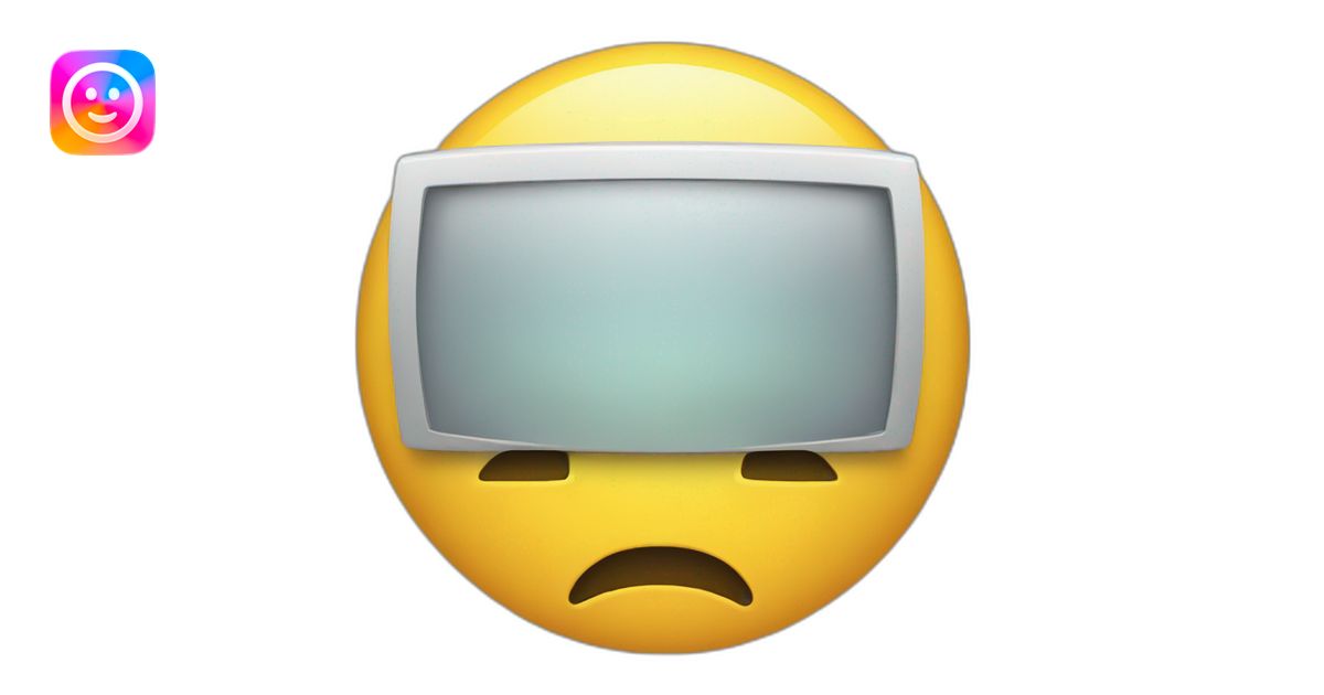 sad computer emoji | AI Emoji Generator