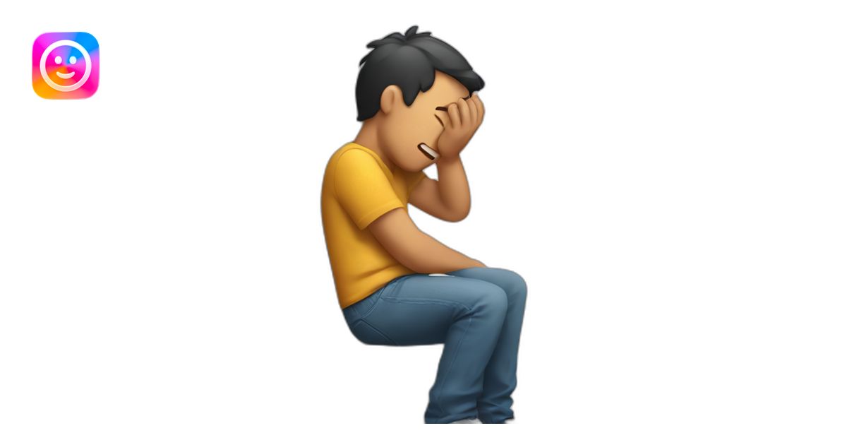 someone banging their head against the wall emoji | AI Emoji Generator