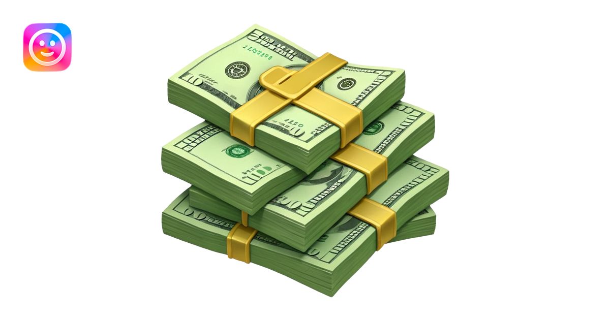 dollars paper money emoji | AI Emoji Generator