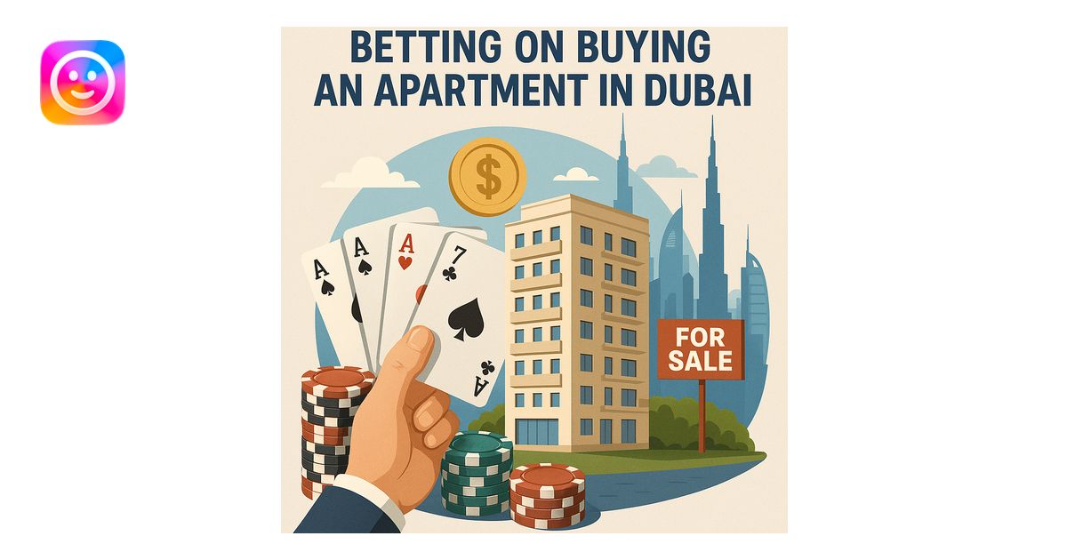 Betting on buying an apartment in Dubai image | AI Emoji Generator