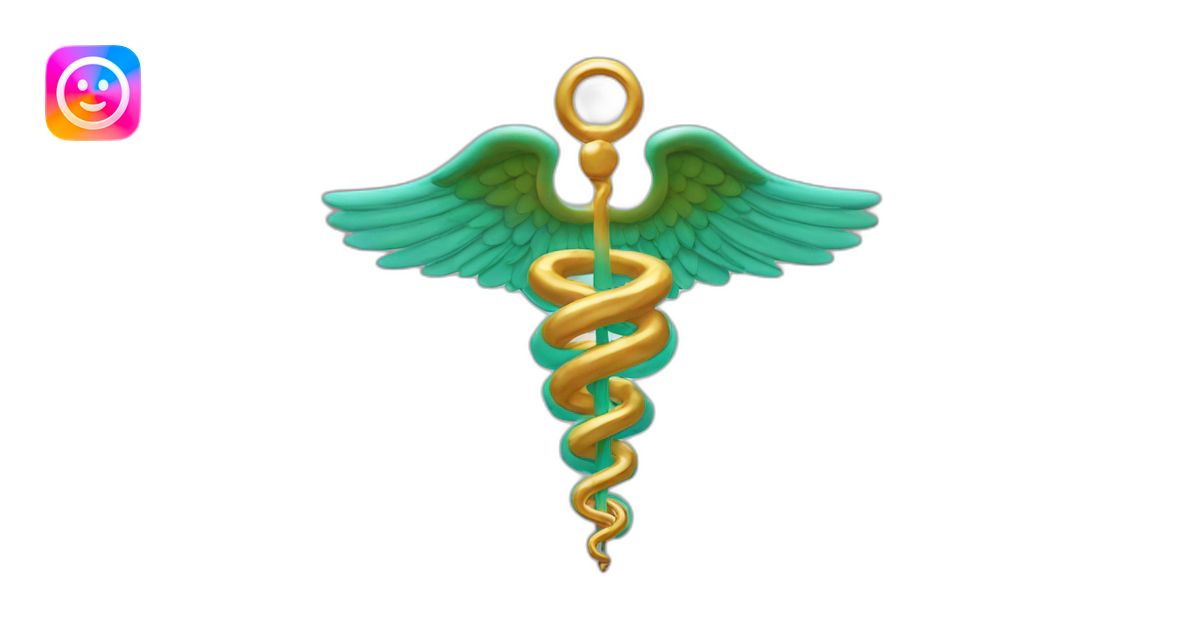 The Hermes caduceus emoji | AI Emoji Generator
