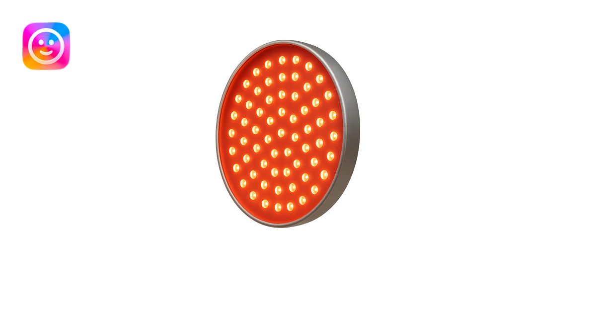 luce rossa led rotonda fluttua in aria, iperrealistica 4k image | AI ...