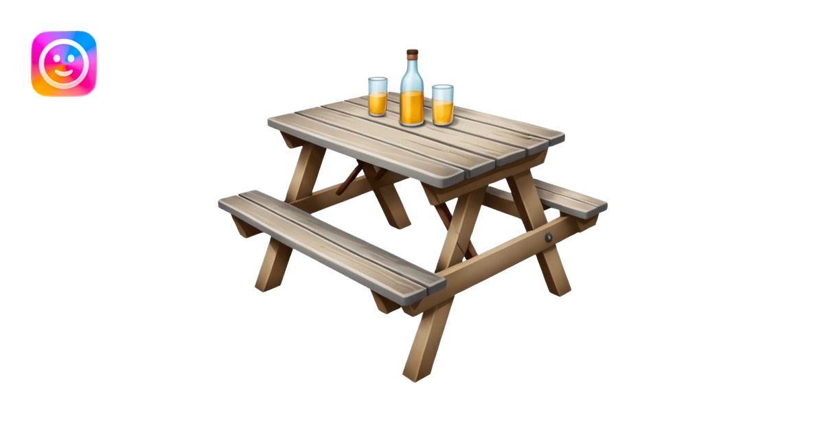 table of picnic emoji | AI Emoji Generator