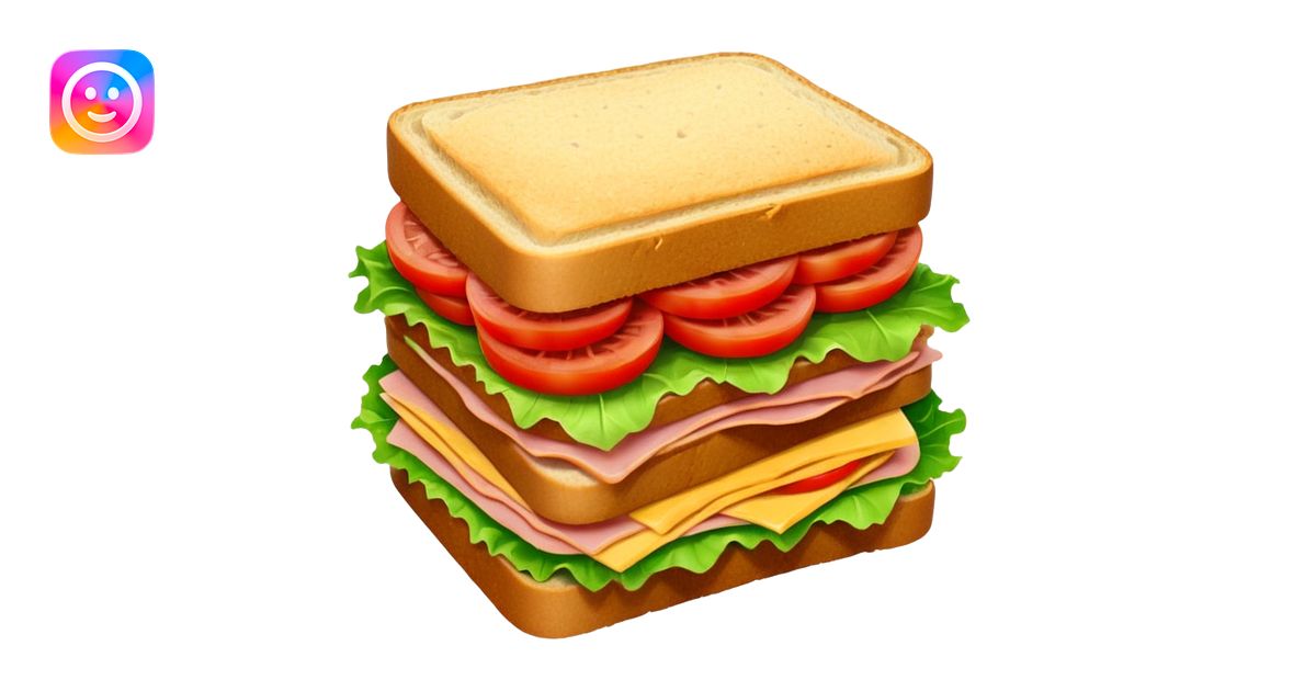 ham sandwich emoji | AI Emoji Generator