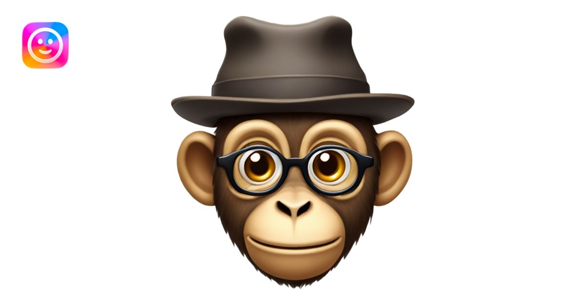 Funny monkey emoji | AI Emoji Generator